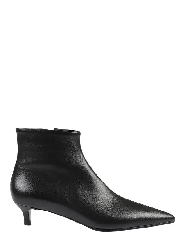 SALONDEJU Riye Plain Ankle Boots - Black