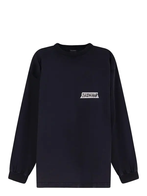 Balenciaga Cotton Tshirt - Black