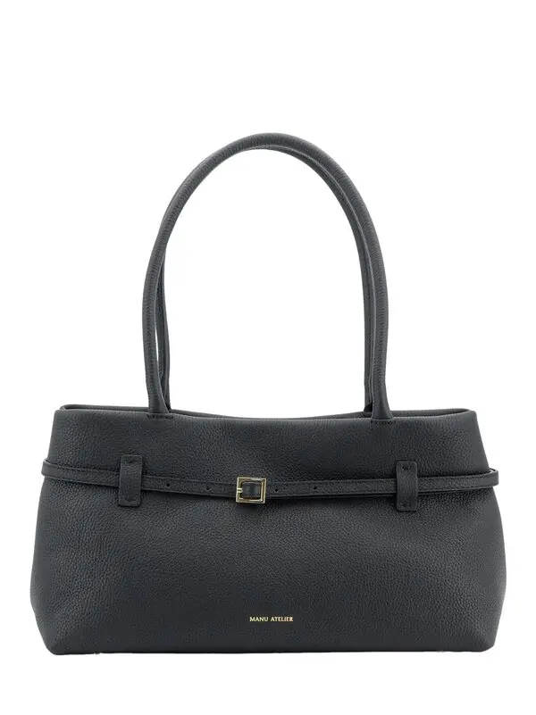 Manu Atelier Le Cambon East West Shoulder Bag - Black