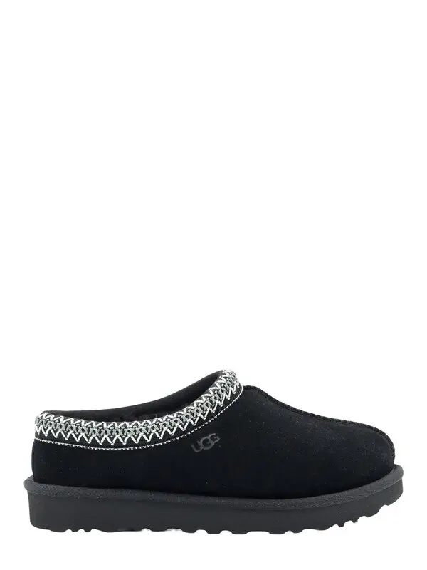 UGG Suede Slip-on With Tasman Ii Detailing - Black
