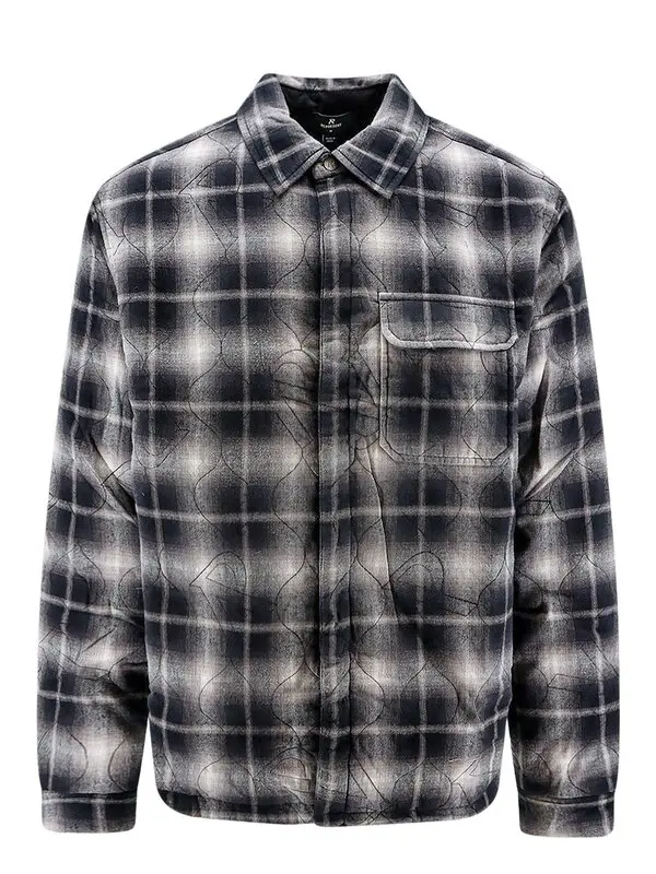 REPRESENT Logo Quilted Shirt/jacket - Black
