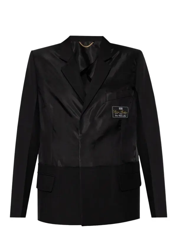 Victoria Beckham Blazer With Flap Pockets - Black