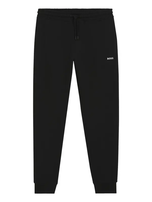 Hugo Boss Cotton Track Pants - Black