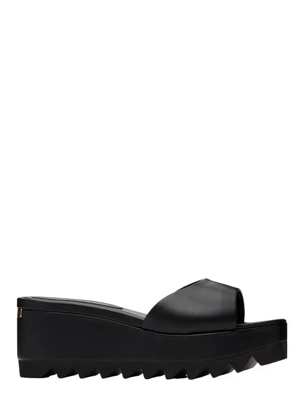 Stella McCartney Wedge Sandals - Black