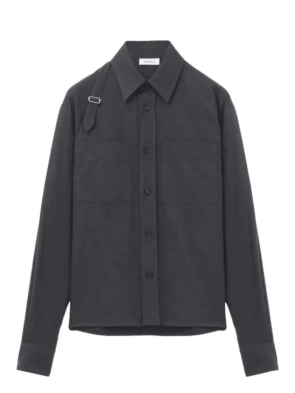 Alexander McQueen Harness Overshirt - Charcoal