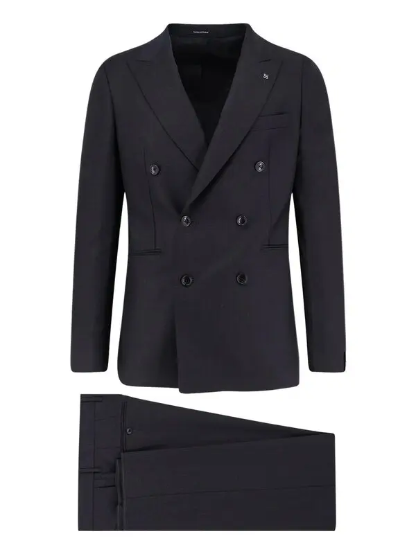 Tagliatore Double-breasted Two-piece Suits - Grey