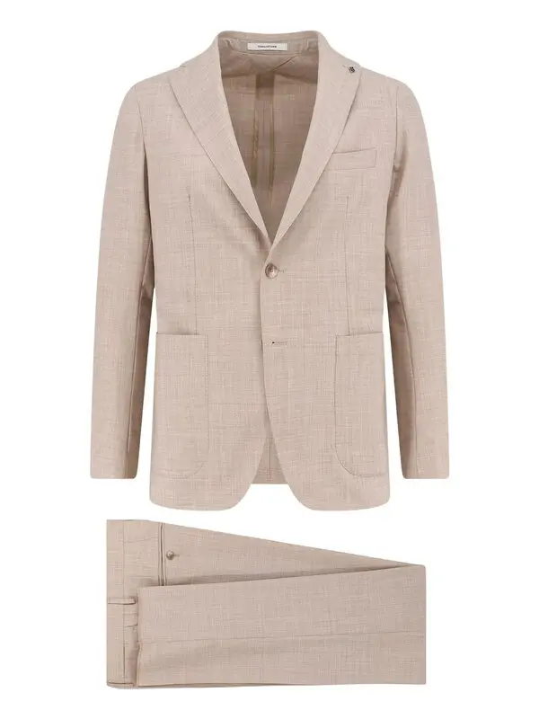 Tagliatore Single-breasted Suit - Beige