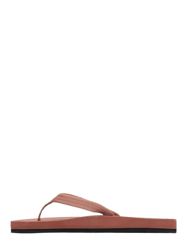 Maison Kitsuné X Indosole Collaboration Easy Living Flip-flops - Peach