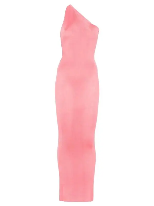 SELF-PORTRAIT One-shoulder Maxi Dress - Pink