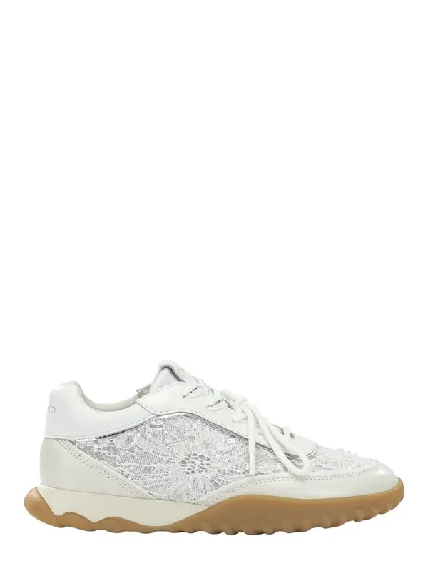 Pinko Lace-panelled Sequin-embellished Sneakers - No