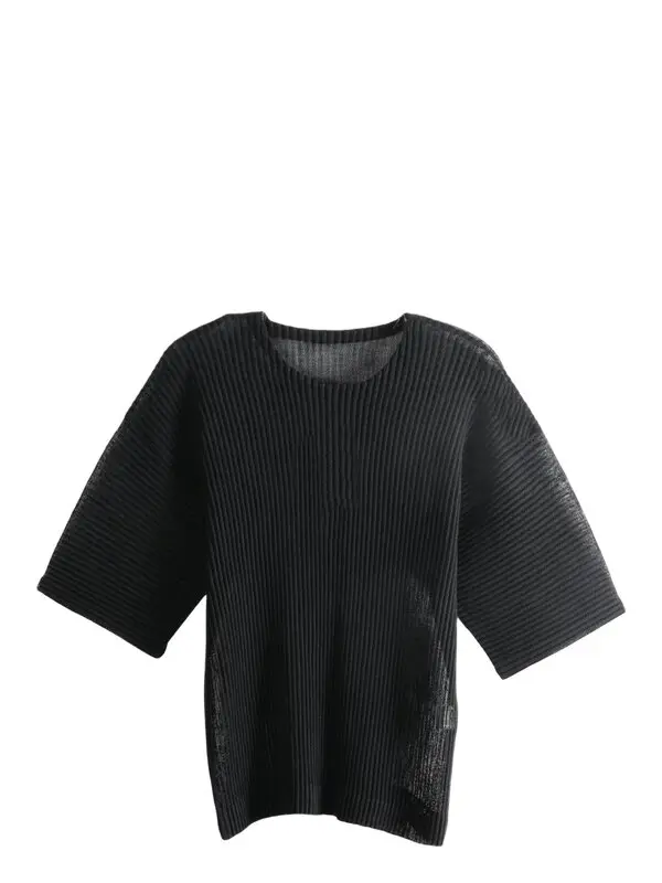 Issey Miyake Crew-neck T-shirt - Black