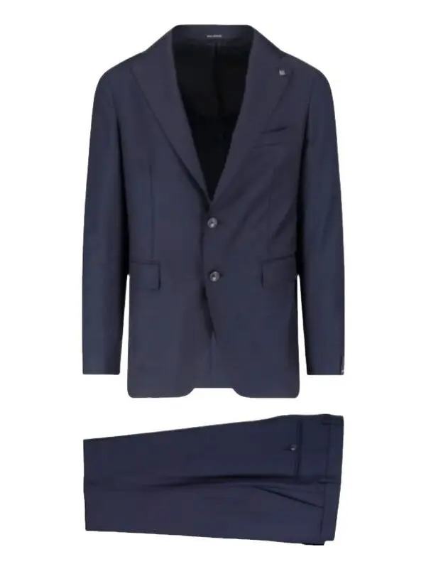 Tagliatore Formal Suit Made Of Virgin Wool - Blue
