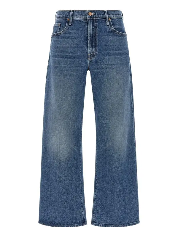 MOTHER The Mid Rise Maven Flood Jeans - Medium Blue