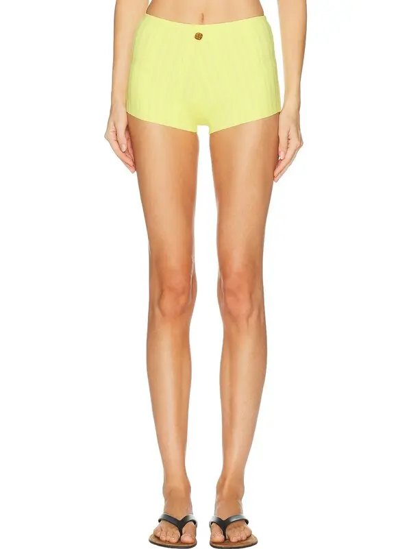 CARO LUNA Emilia Mini Short - Yellow