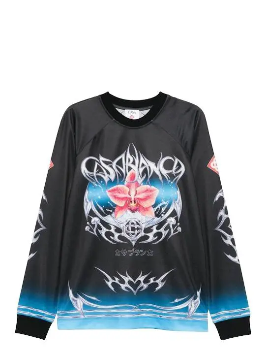 Casablanca Blade Football Long Sleeve Jersey - Multicolor