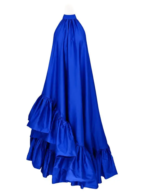 Azeeza Lucas Taffeta Gown - Blue