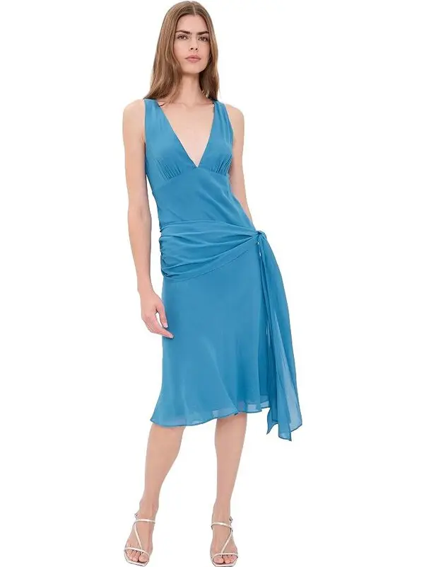 REFORMATION Vera-lilly Dress - Cerulean