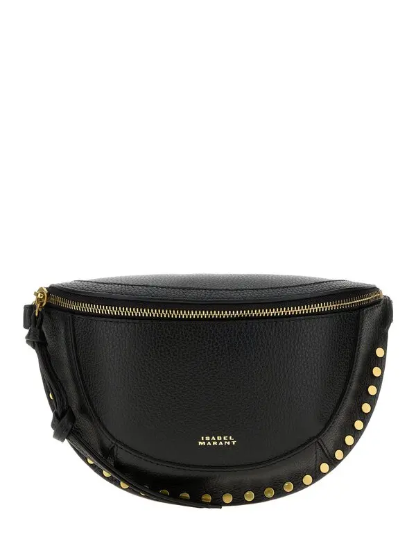 Isabel Marant Étoile Studded Leather Belt Bag - Black