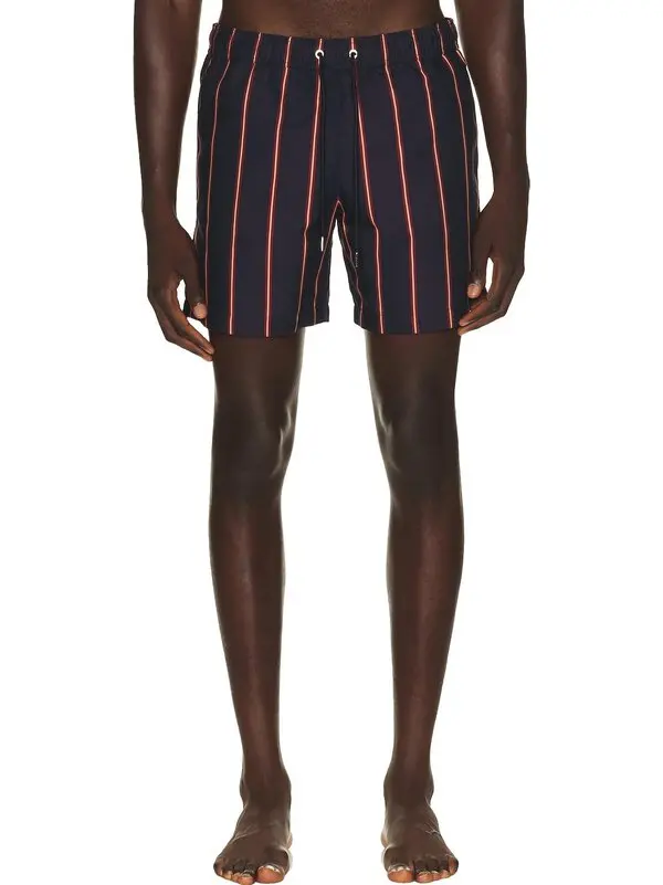 Moncler Striped Swim Shorts - Navy
