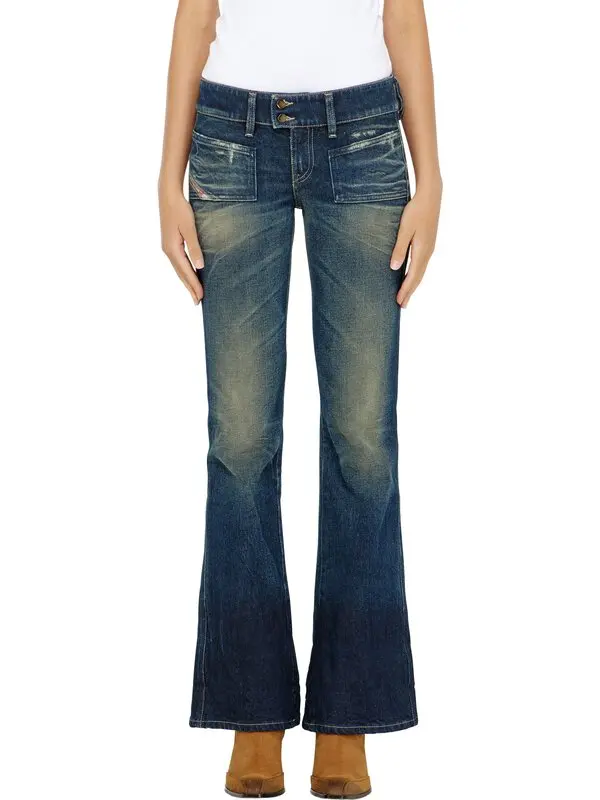 DIESEL® Bootcut Low Waist Jeans - Blue