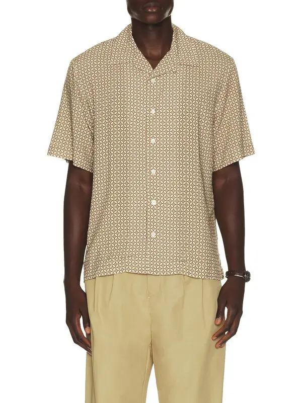 A.p.c. Bennet Shirt In White - Ecru