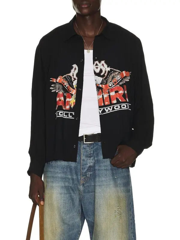 Amiri Ma Eagle Shirt - Black
