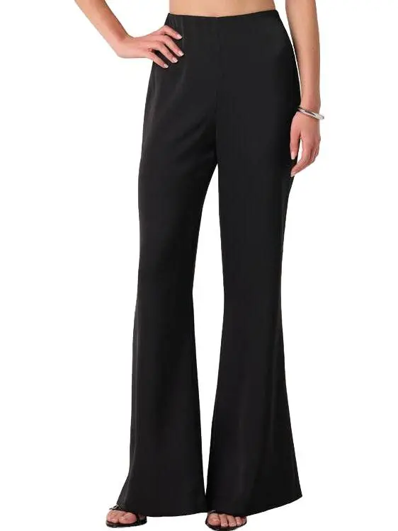 Astr The Label Keona Flare Leg Pants - Black