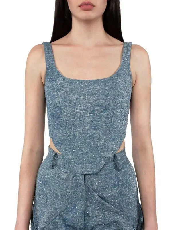 KATE BARTON Hilary Corset - Denim