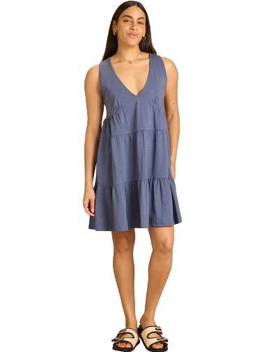 KNOWN SUPPLY Evelyn Dress - Indigo