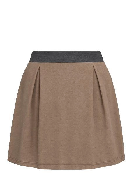 CONQUISTA Beige Mini Skirt - Brown