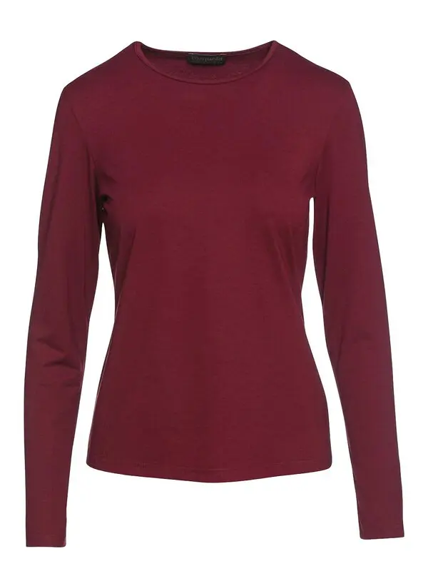 CONQUISTA Burgundy Jersey Top - Red