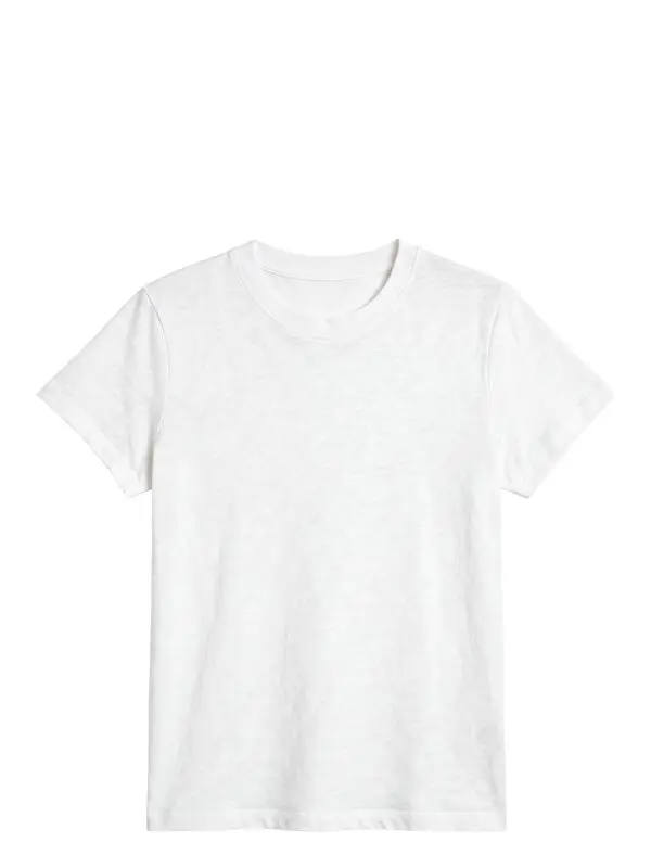 BRODIE CASHMERE Weekend Boxy Tee - White