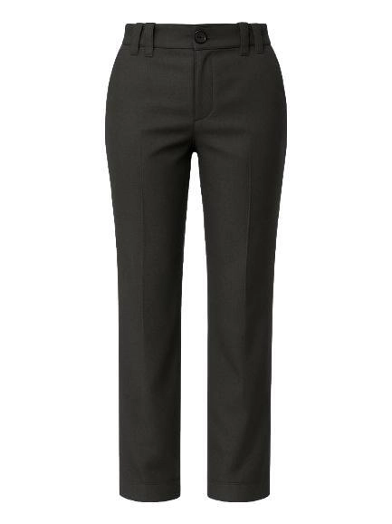 CONQUISTA Straight Leg Woven Pants - Black