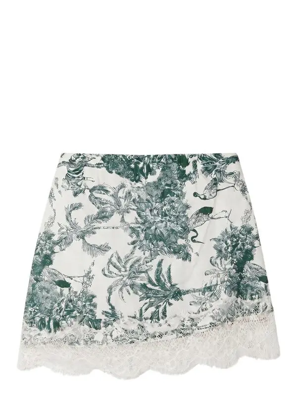 EFFEI Alavida Mini Skirt - Green