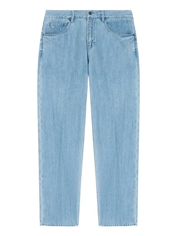 Emporio Armani Mid-waisted Casual Outfit - Light Blue