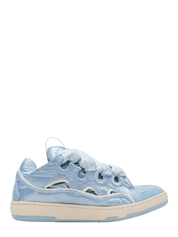 LANVIN Lace-up Low-top Sneakers - Light Blue