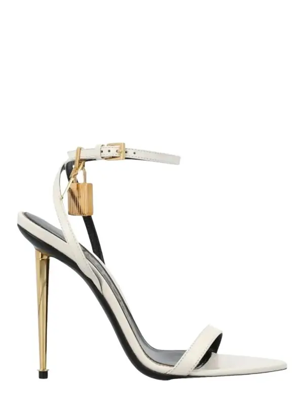 TOM FORD Padlock Pointy Naked Sandals - No