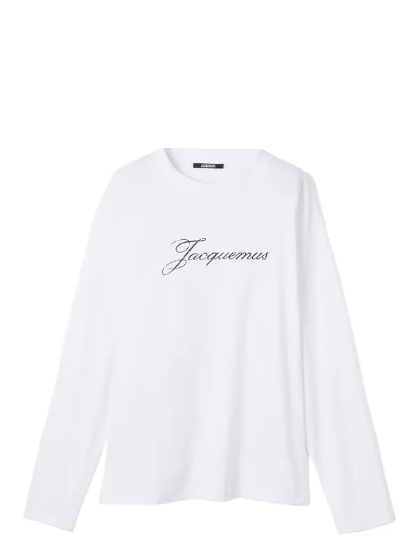 Jacquemus Long-sleeved T-shirt - White