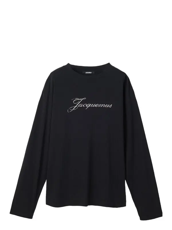 Jacquemus Long-sleeved T-shirt - Black