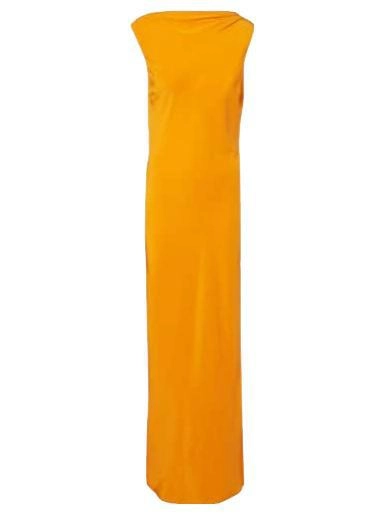 SIR. Isla Silk Crepe Gown - Orange