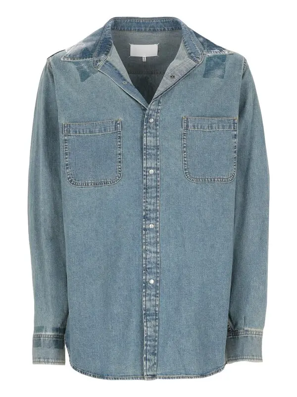 MAISON MARGIELA Camicia In Taped Shirt - Denim