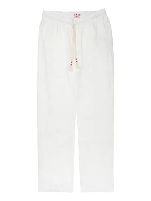 MC2 SAINT BARTH Calais" Linen Trousers - White