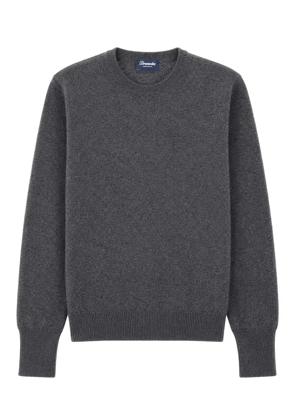 DRUMOHR Round Neck Sweater - Grey