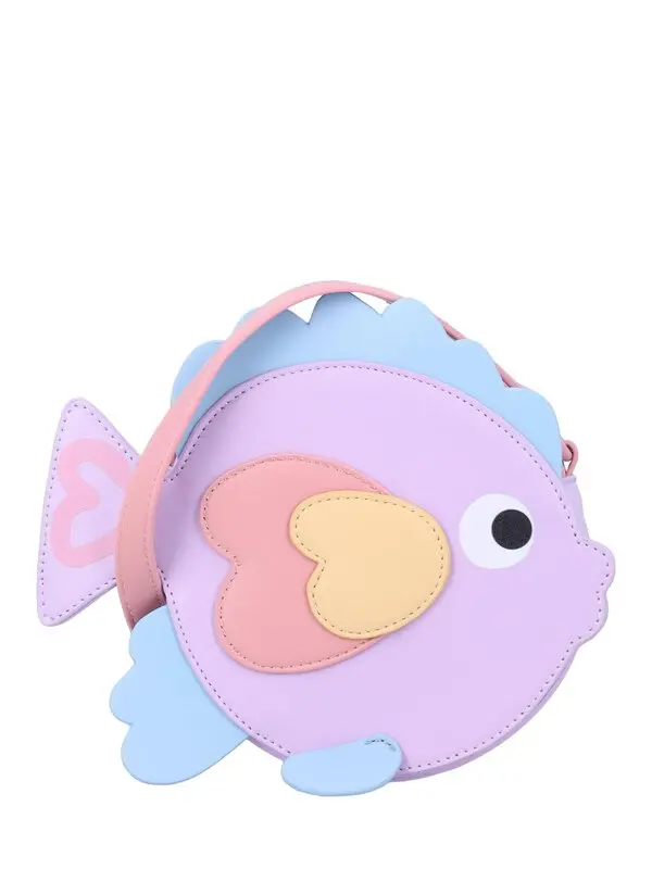 Stella McCartney Mini Fish-shaped Crossbody Handbag - Purple