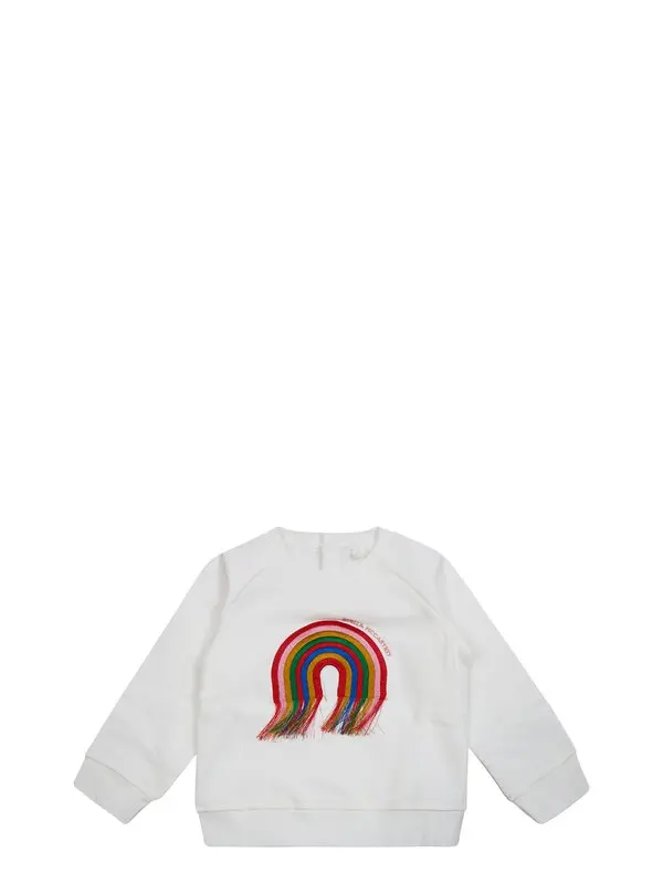 Stella McCartney Mini Rainbow Cozy Sweatshirt - Bianco