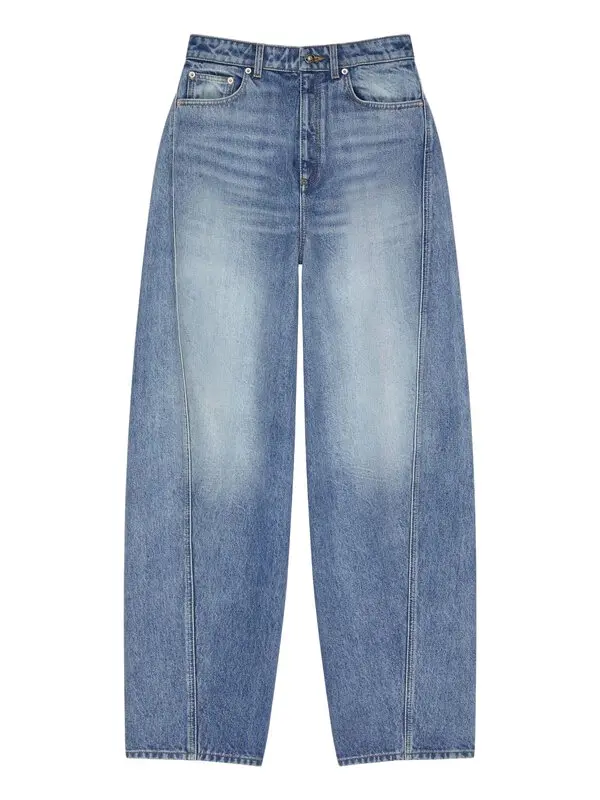 Givenchy Faded Cotton Jeans - Blu