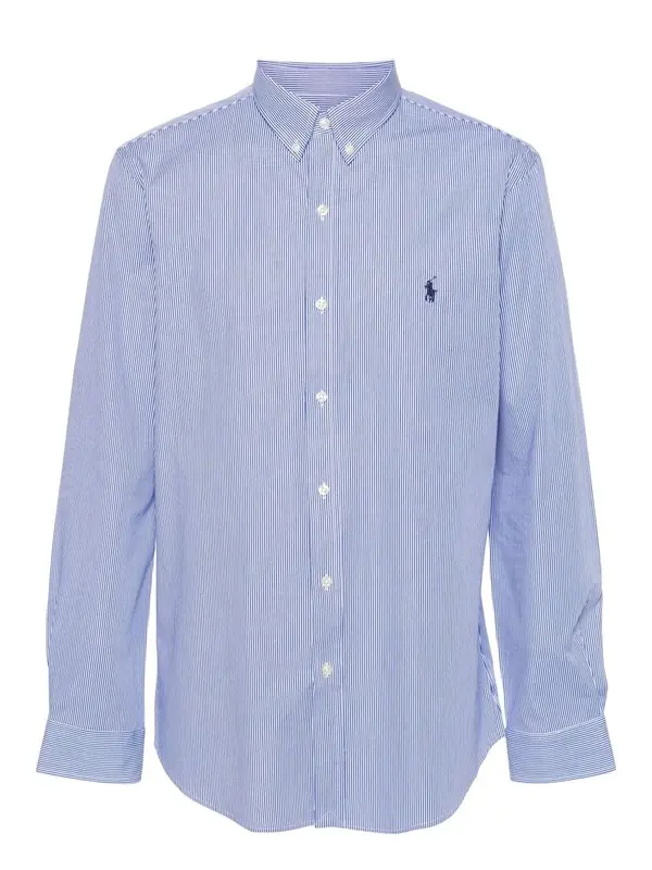 Ralph Lauren Classic Stretch Shirt For Slim Fit - Navy