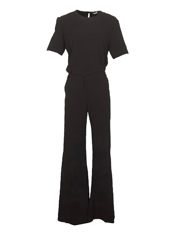 JENNAFER GRACE Mareesa Set In Onyx Bubble Crepe - Black
