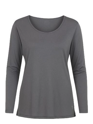 CONQUISTA Batwing Sleeve Top - Grey