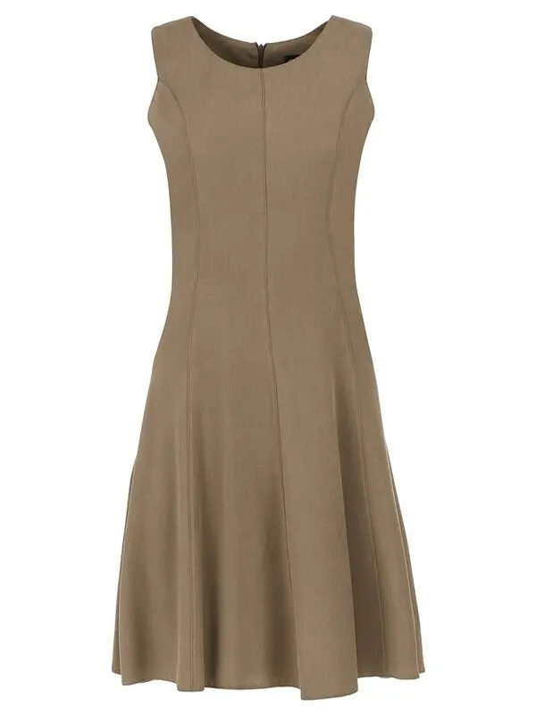 CONQUISTA Sleeveless Cloche Dress - Green